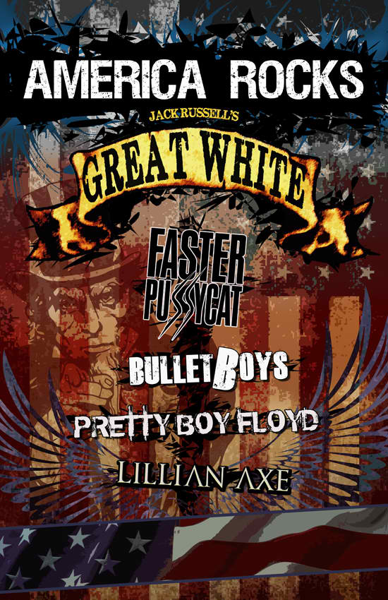 America Rocks Tour Poster | Legendary Rock Interviews