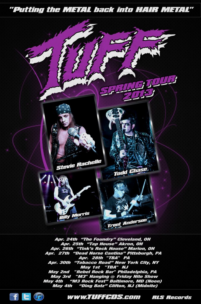 Tuff vocalist Stevie Rachelle talks to LRI about M3, new tour, his band ...